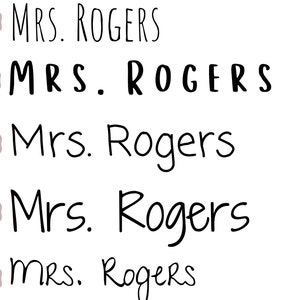 Custom Digital Download Teacher Name Sign Printable Custom | Etsy