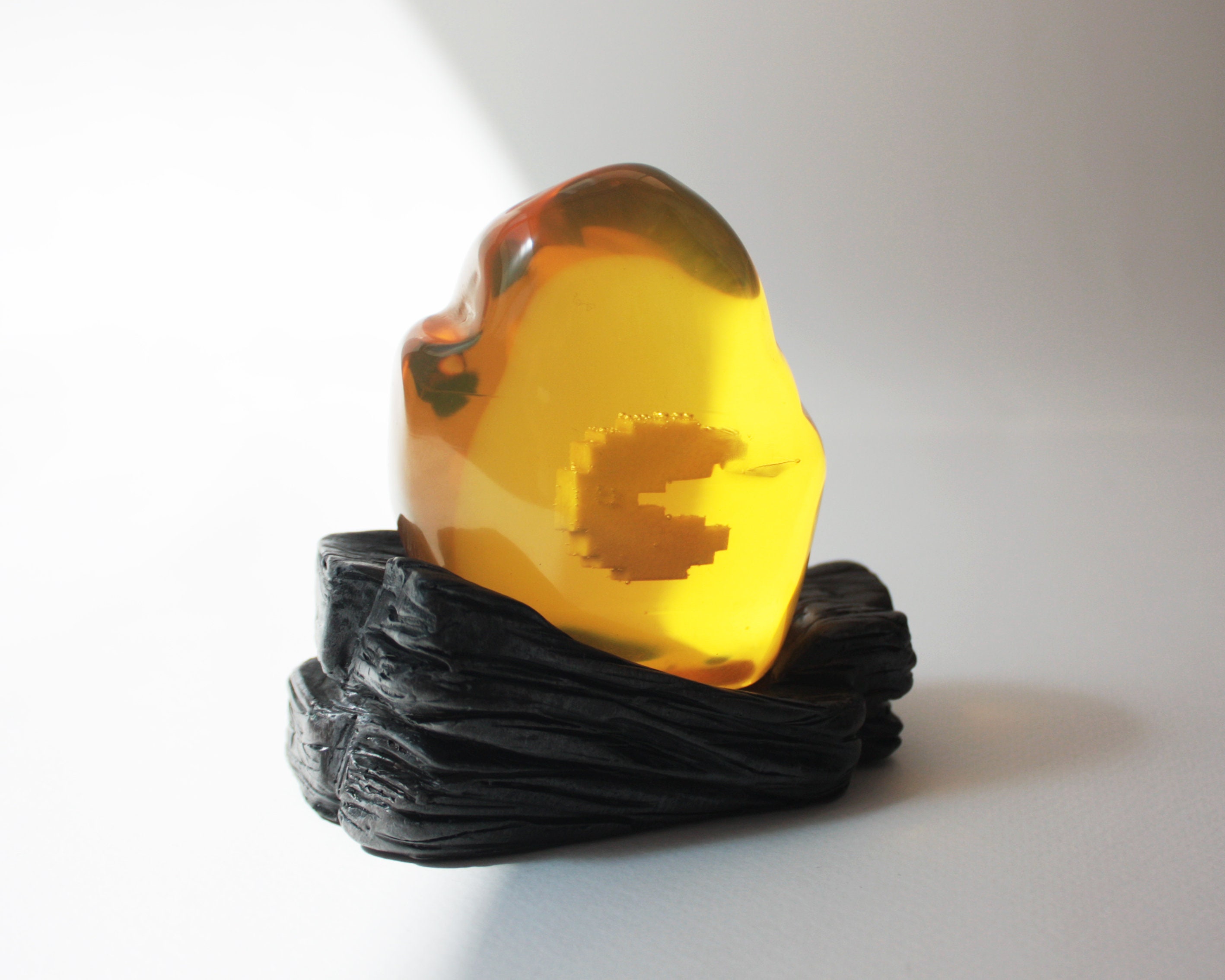 Arcade Fossil Yellow Pac-man Edition Hand Made Art Toy - Etsy