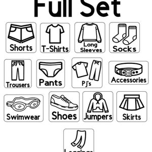 Kids Wardrobe Clothing Organisation Labels, Childrens Bedroom, Storage ...