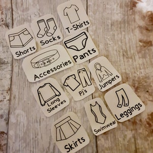 Kids Wardrobe Clothing Organisation Labels, Childrens Bedroom, Storage ...