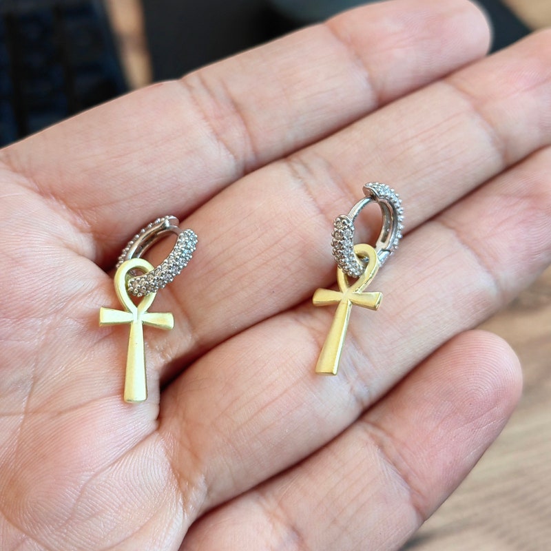 Ankh Earrings - Etsy