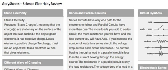 Electricity Cheat Sheet and Study Guide | Etsy