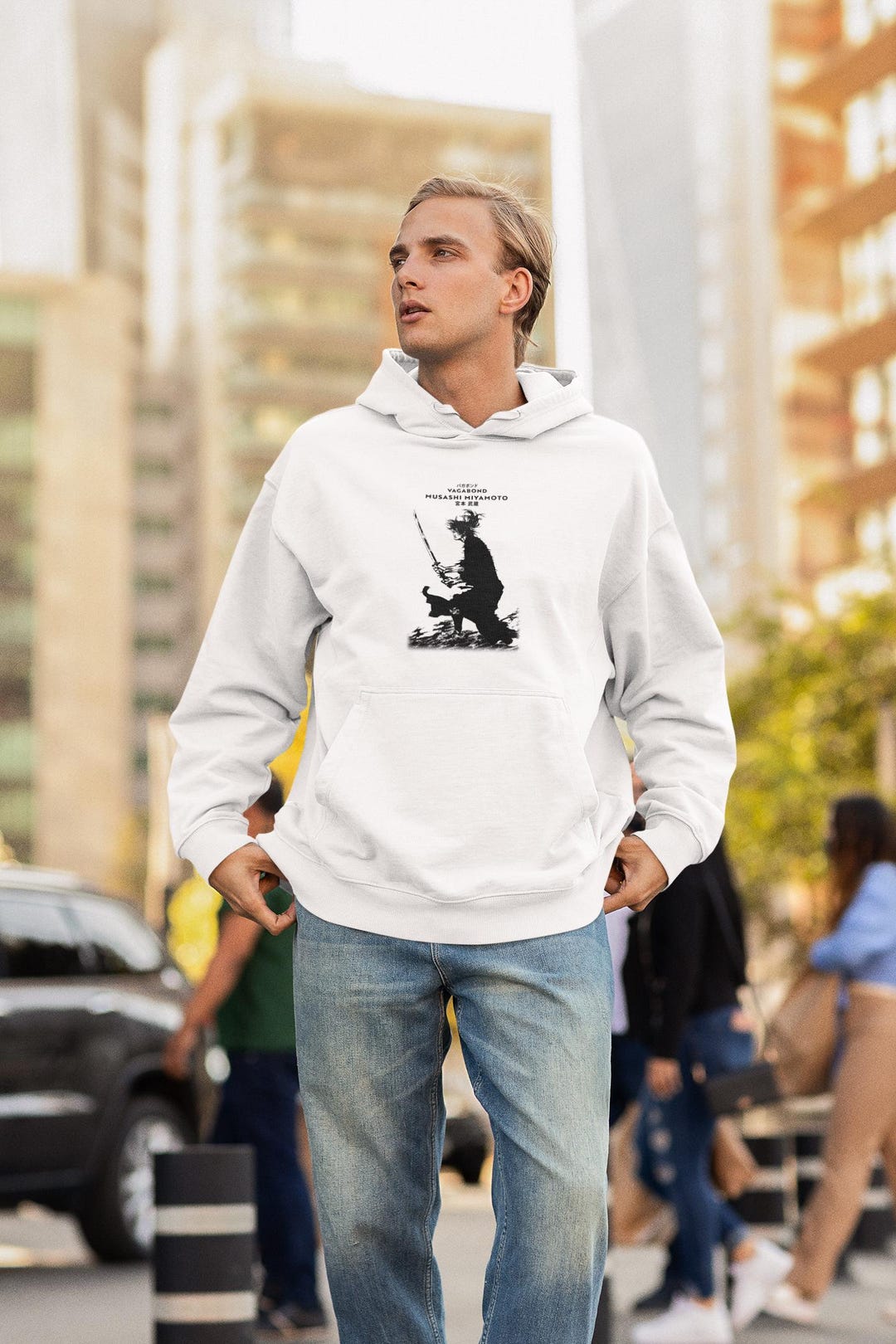 Unisex Miyamoto Musashi Hoodie: Vagabond Samurai Hoodie, Musashi ...