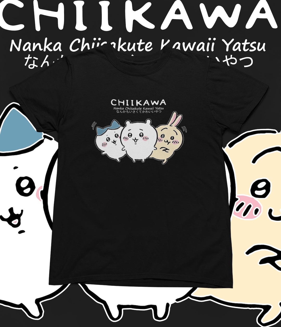 Chiikawa, Chiikawa Meme Shirt, Chikawa Graphic Illustration Unisex ...