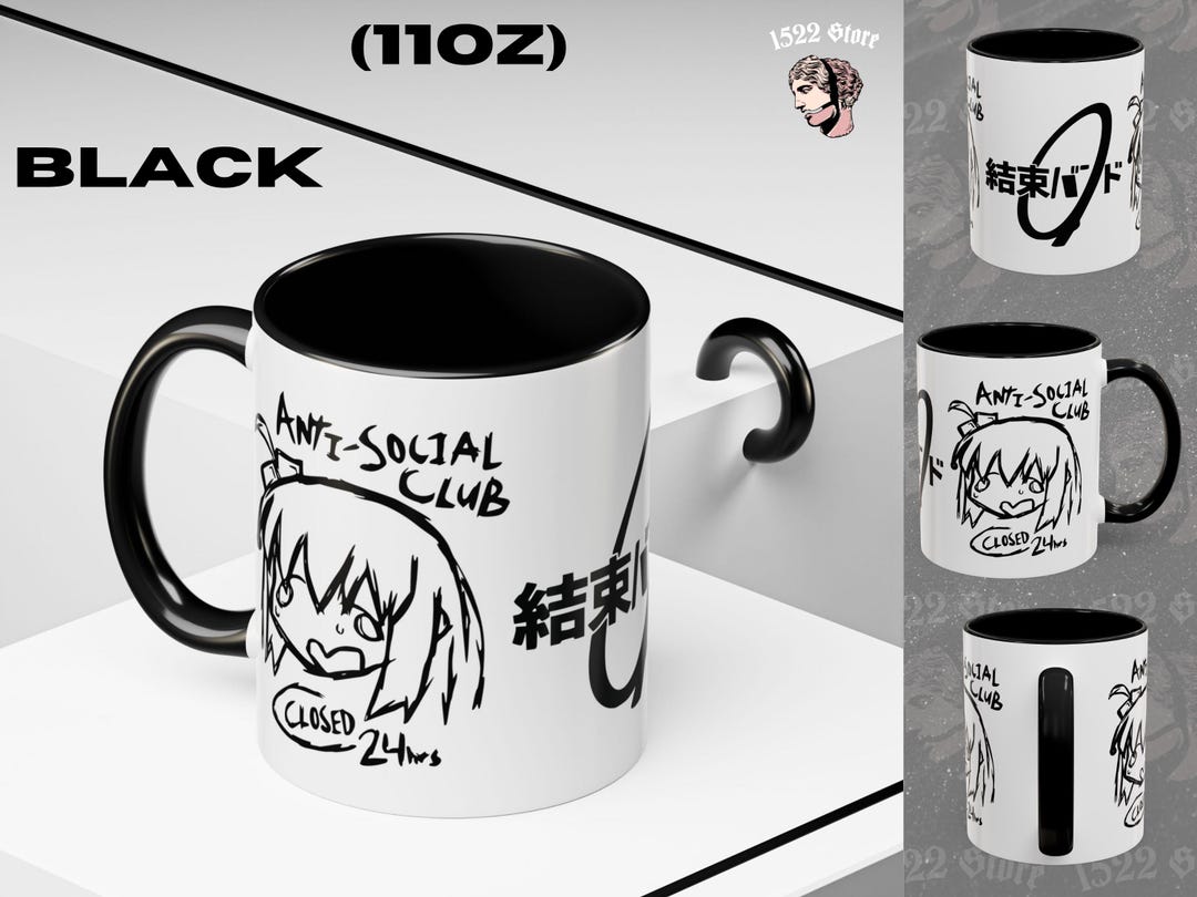 Bocchi the Rock Anime Mug. Kawaii Aesthetic Coffee Cup, Otaku Gift Idea ...