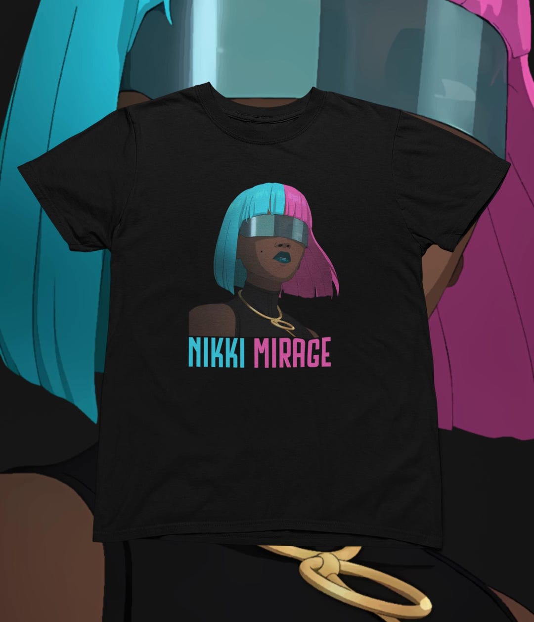 Dispatch Prism Shirt, Robert Calls Prism Nikki Mirage, Dispatch Illustration Fan Art, Dispatch ...