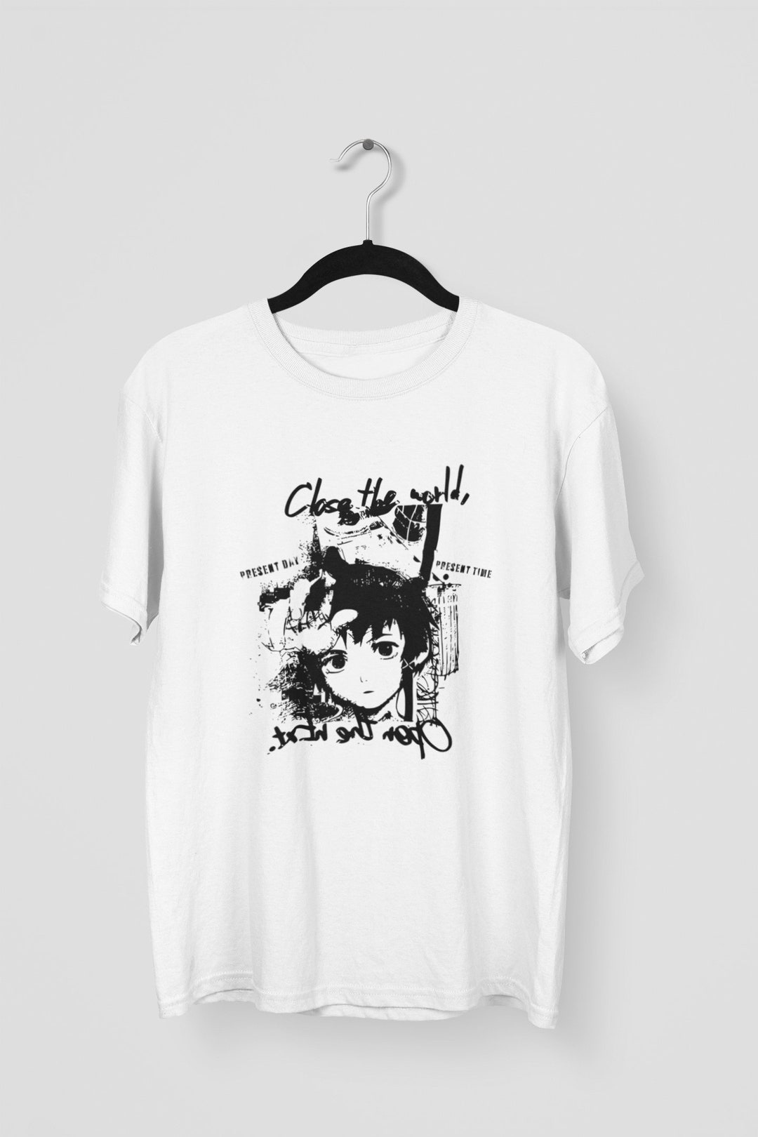 Serial Experiments Lain T-shirt: Cyberpunk Anime Design - Etsy