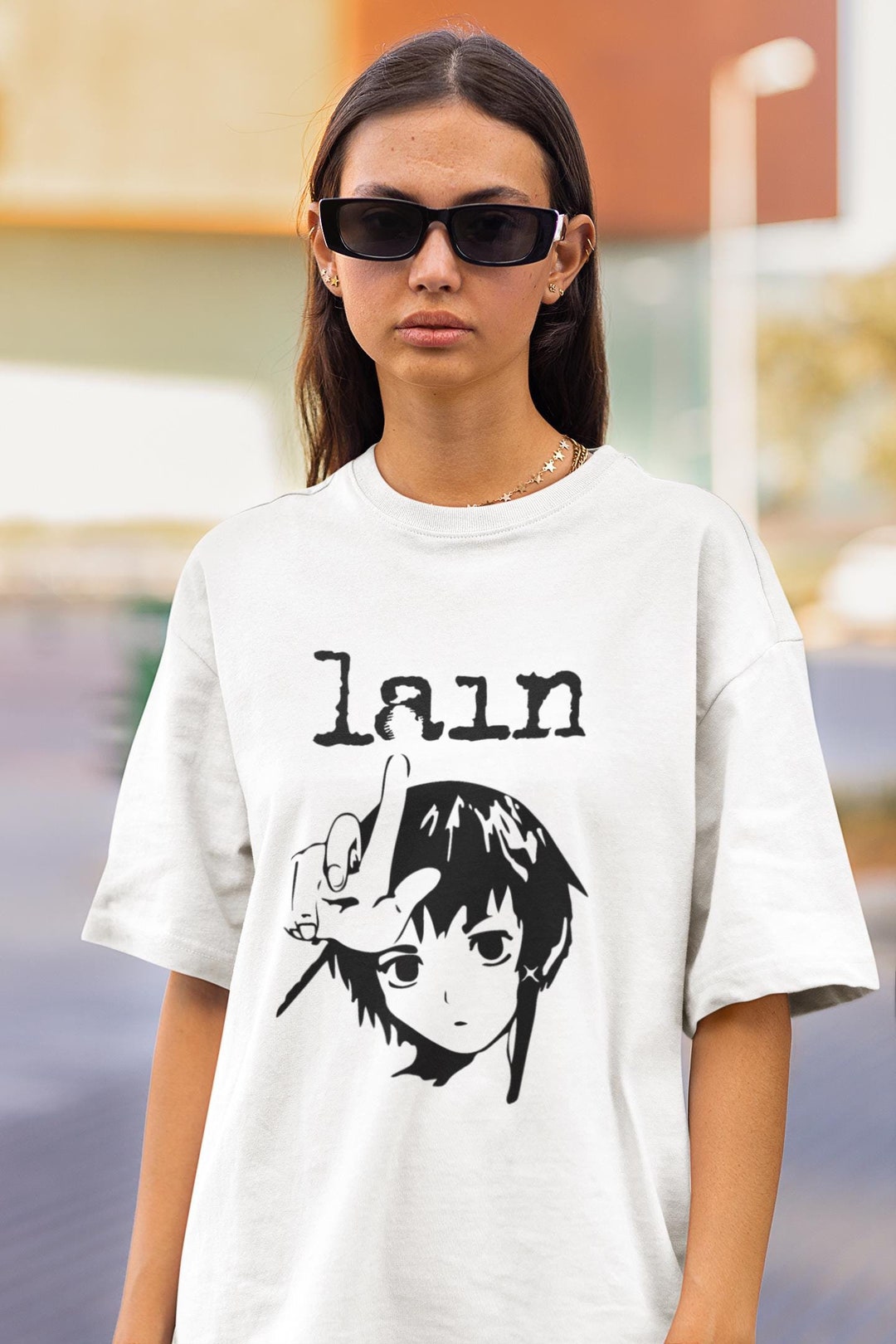 Lain Iwakura Tee, Serial Experiments Lain, Retro Manga Shirt - Etsy