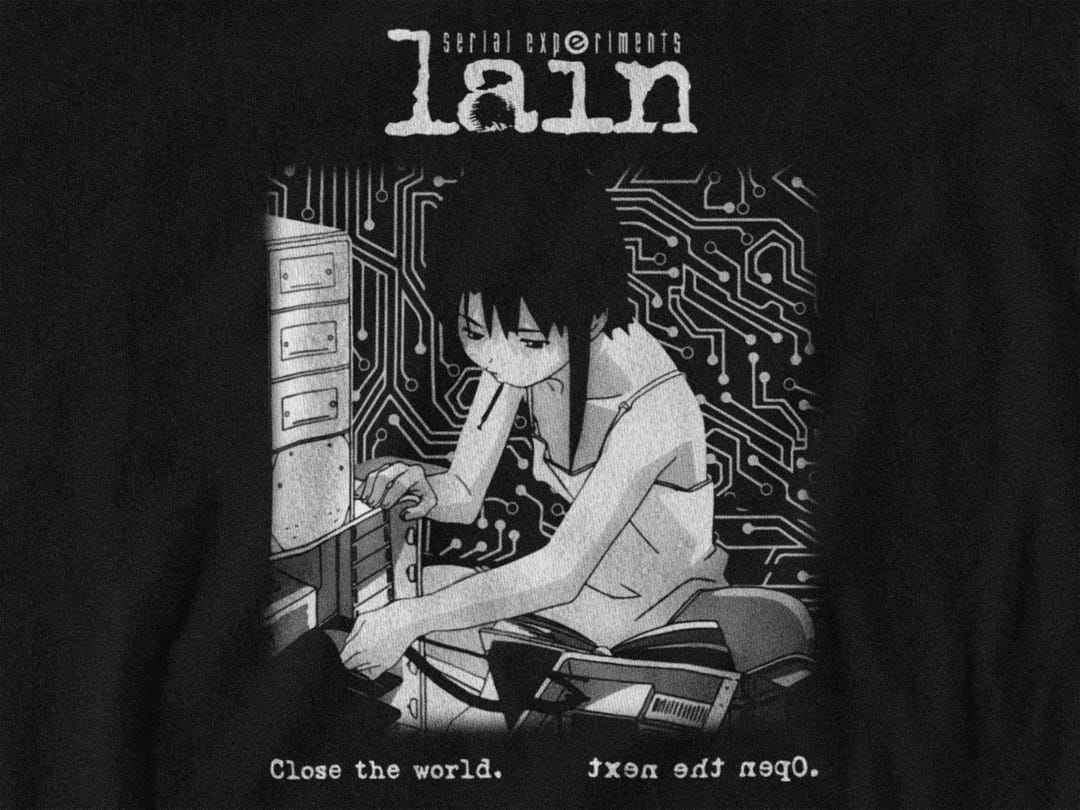 Serial Experiments Lain, Hoodie Serial Experiments - Etsy