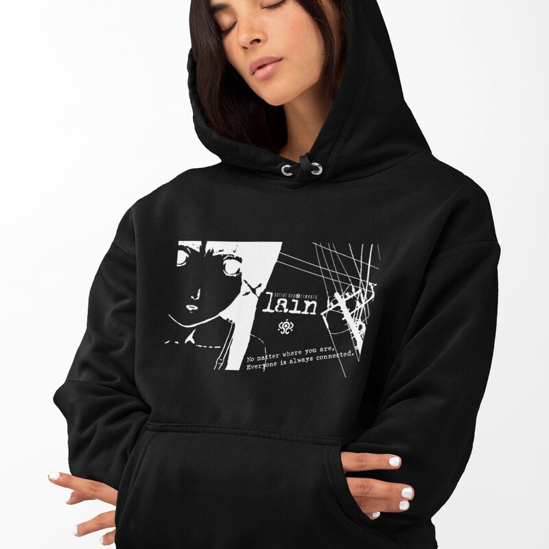 Serial Experiments Lain Merch Hoodie - Etsy Australia