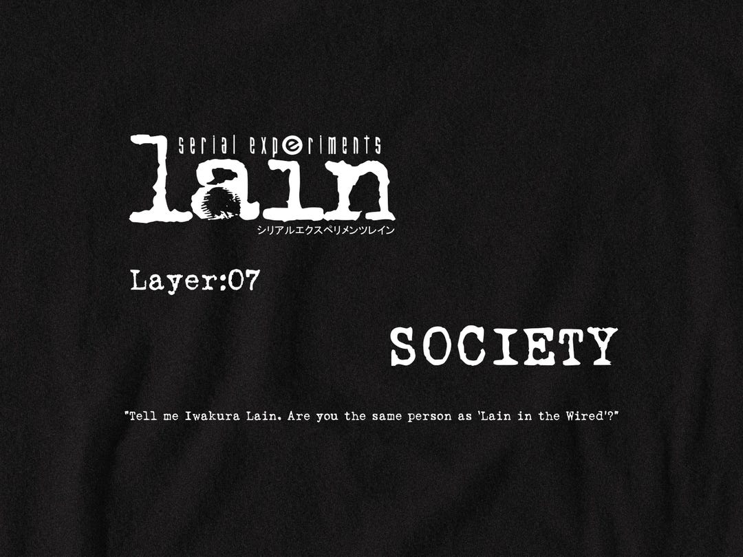 Serial Experiments Lain Hoodie, Cyberpunk Anime Sweatshirt - Etsy