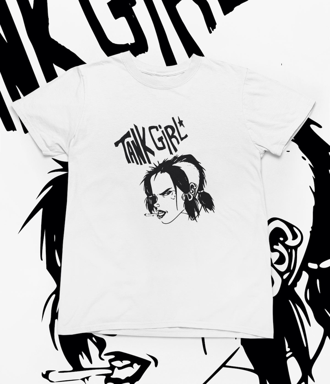 Tank Girl T-shirt, Retro Comic Shirt, Tank Girl Merch - Etsy