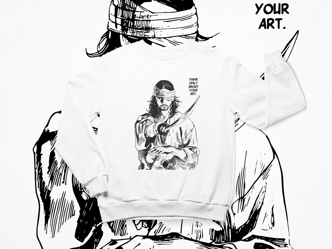 Vagabond, Miyamoto Musashi Graphic Anime Sweatshirt, Vagabond Ter ...