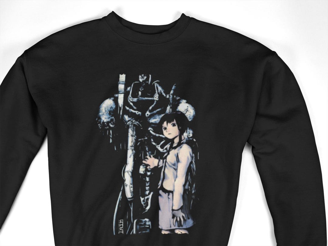 Lain Iwakura, Serial Experiments Lain, Unisex Anime Crewneck Sweatshirt ...