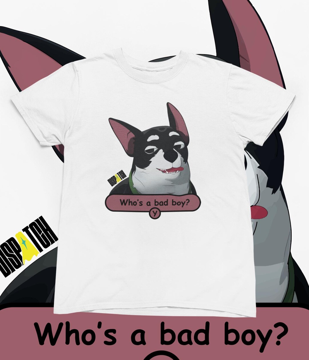 Dispatch Game Beef Dog T-shirt, Anime Style - Etsy