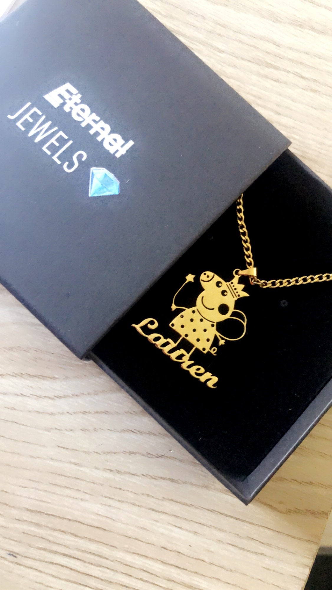 Collar de dibujos animados personalizado | Etsy