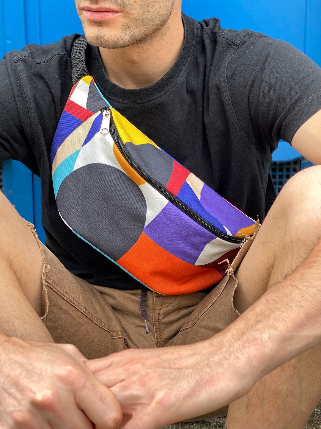 Handmade XL Fanny Pack Exclusive Pattern Handmade Fanny Pack, Bumbag ...