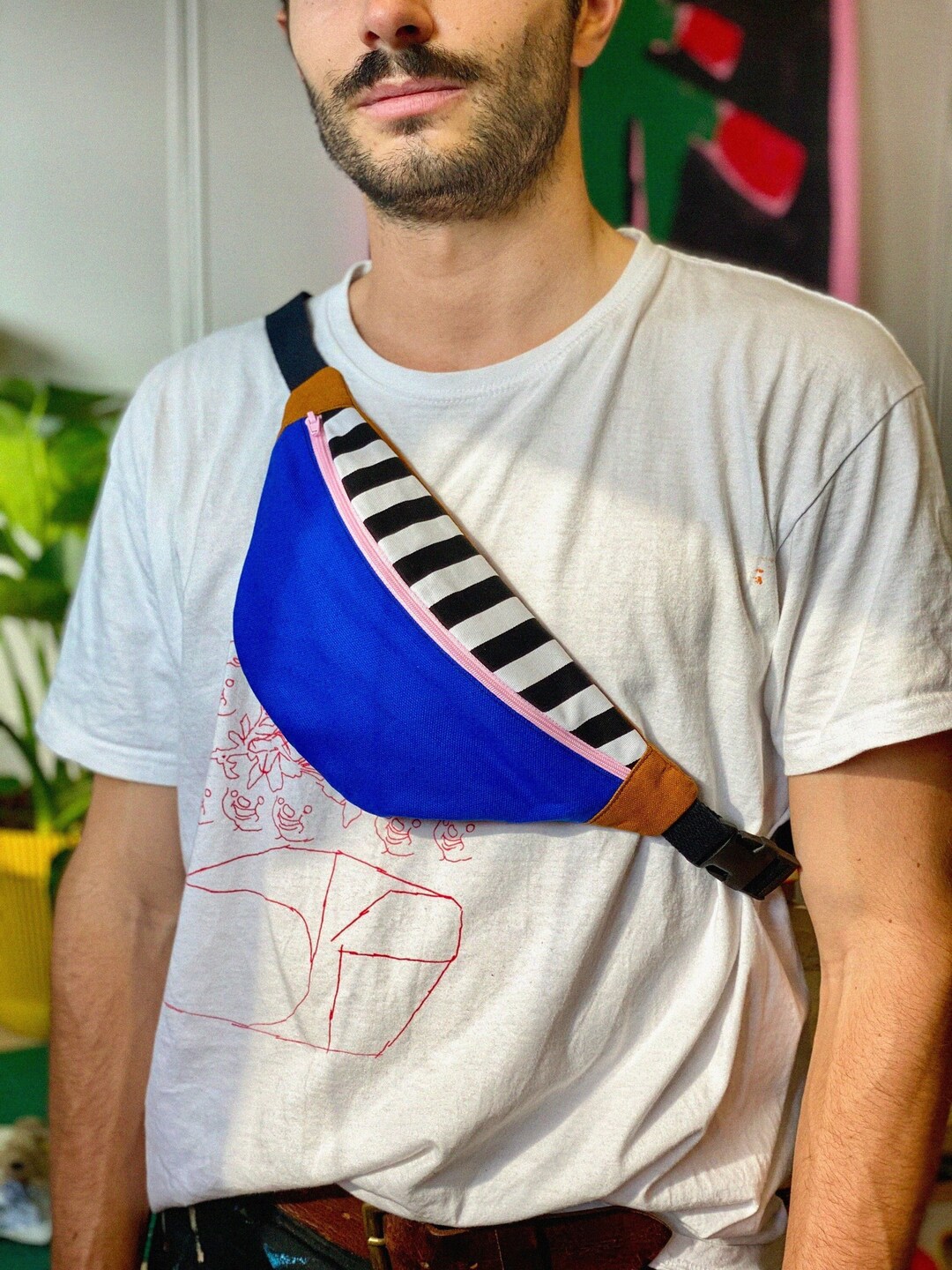 Handmade Fanny Pack Handmade Fanny Pack, Bumbag Practical Shoulder Bag ...