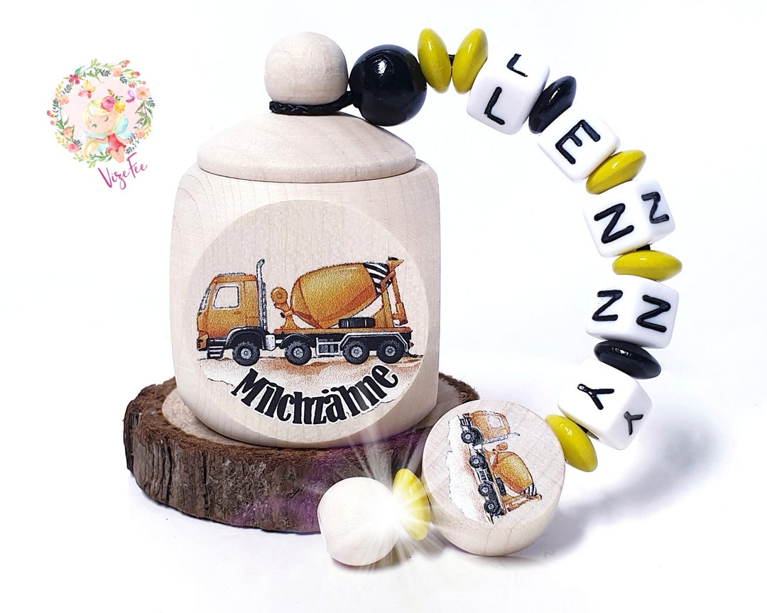 Milk Tooth Can Concrete Mixer Construction Site Vehicle - Etsy