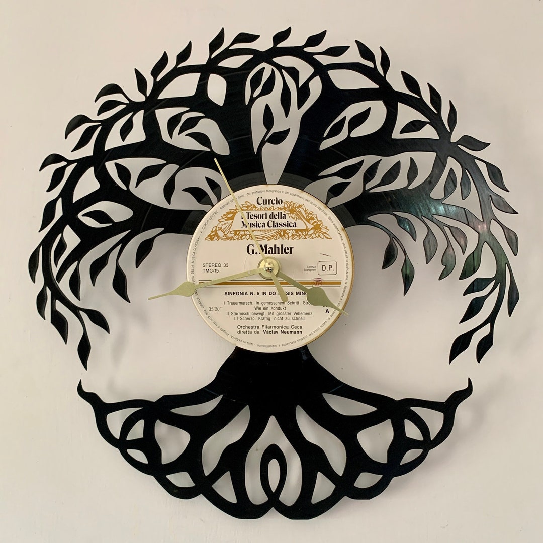 Tree of Life Vinyl Clock - Etsy