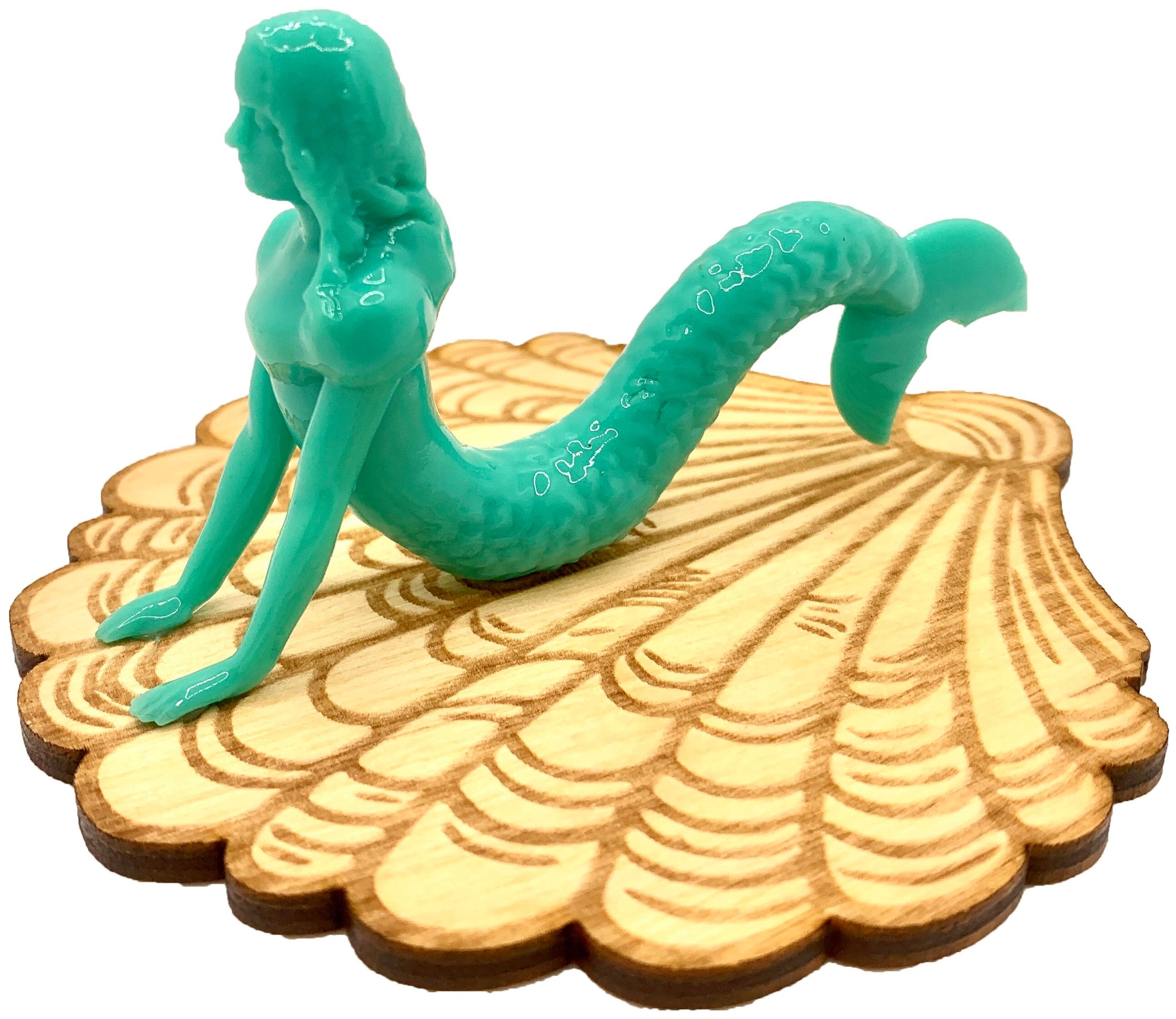 Jade Mermaid, Resin Reproduction - Etsy