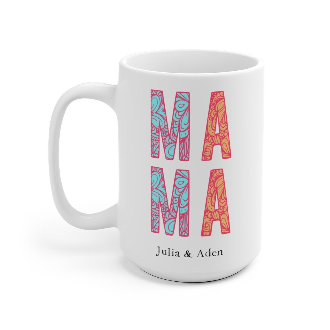 Personalized mom mug MAMA mom mug mothers day gift | Etsy