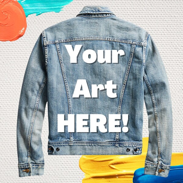 Hand Painted Denim - Etsy