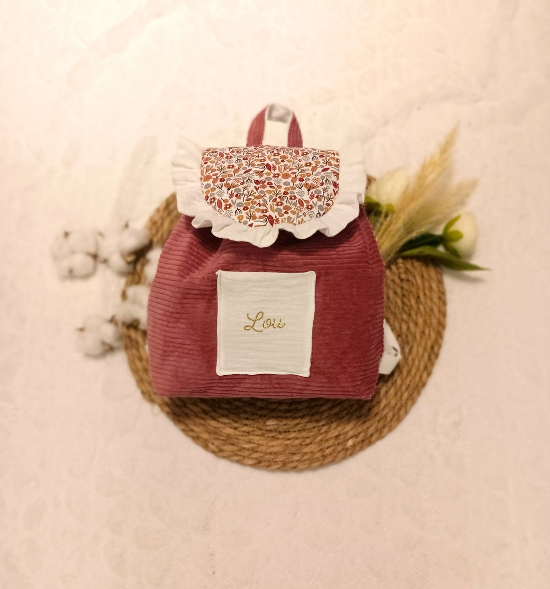Sac à dos enfant personnalisable / cartable maternelle / sac à dos ...