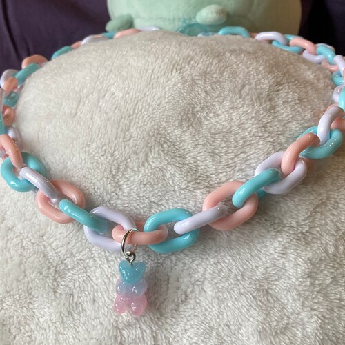 Chunky Pastel Belt Chain for Decora/ Fairy Kei/ Pride/ - Etsy