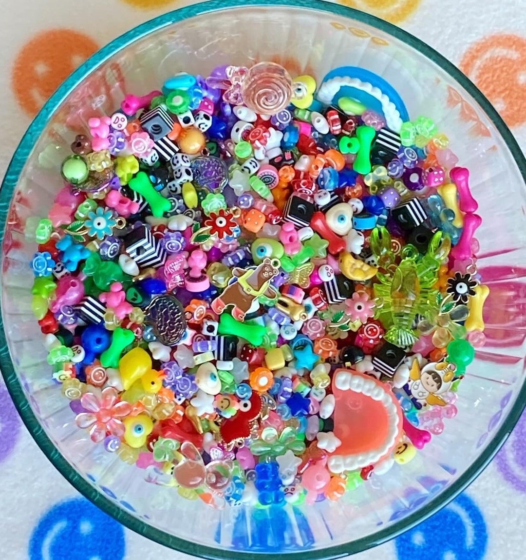 Weirdcore Bead Confetti - Mystery Bag - Psychedelic, Funky, Clowncore ...