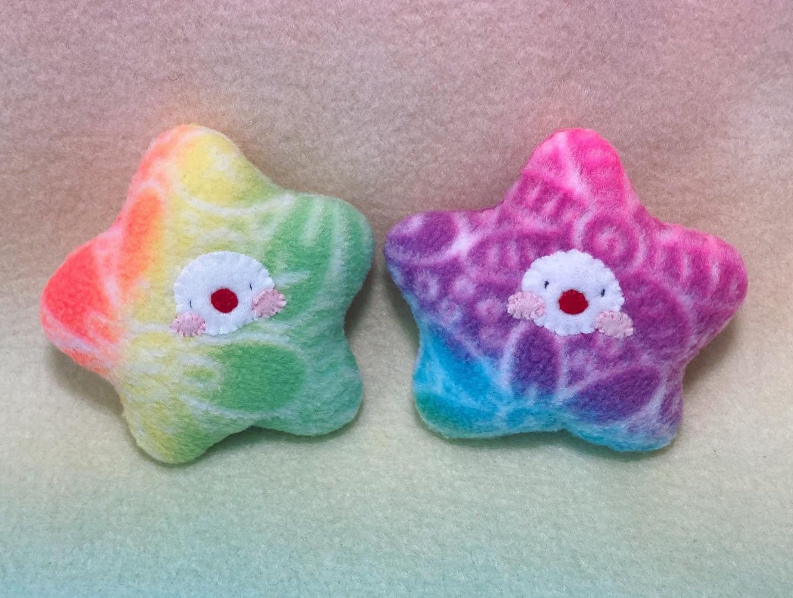 Puff Star Clown Plushies - Etsy