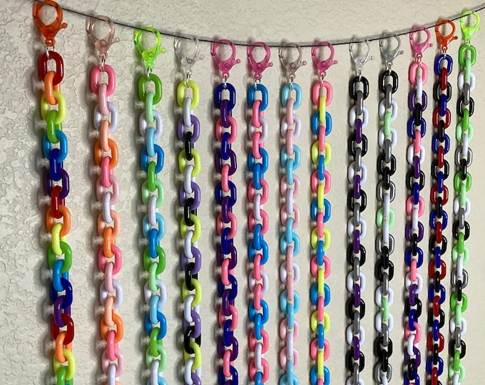 Rainbow Gay Pride Aluminium Wallet Chain - Etsy