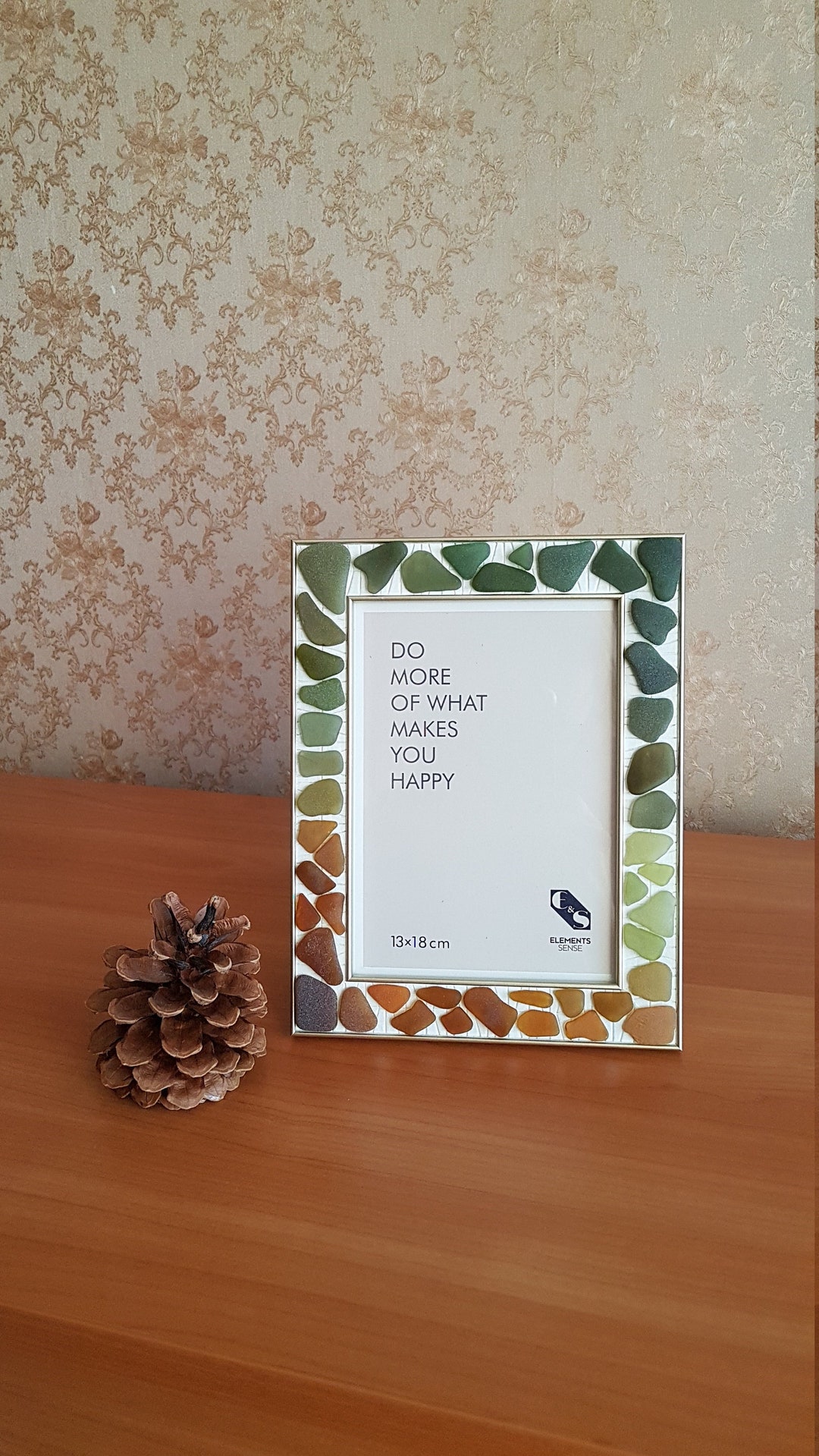 Sea Glass Photo Frame. Lithuania Home Gift. - Etsy