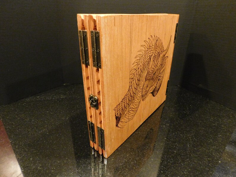 Folding DM Screen, Hand Wood Burned Design. - Etsy