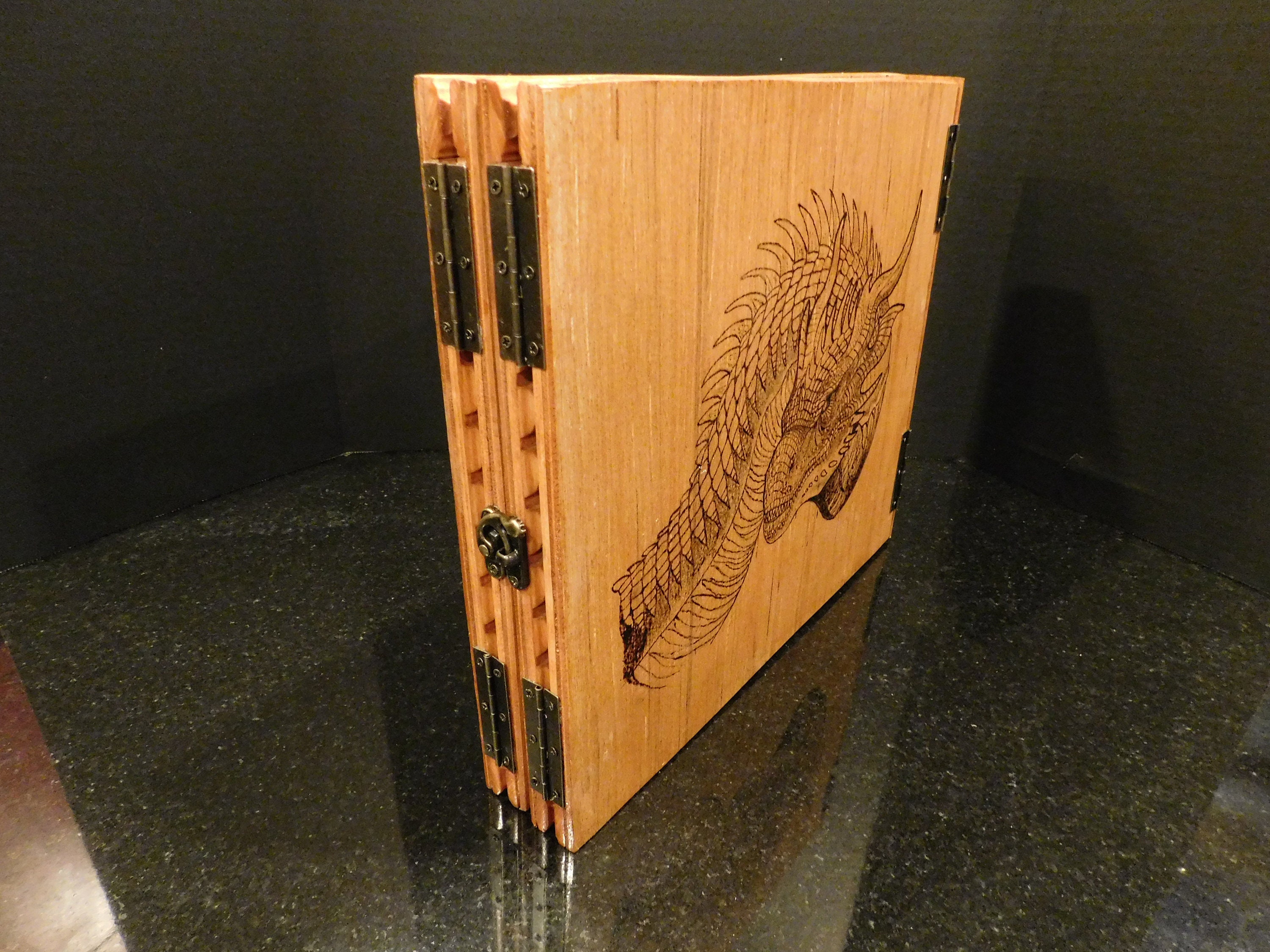 Folding DM Screen, Hand Wood Burned Design. - Etsy