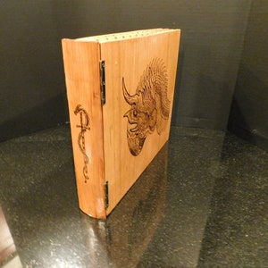 Folding DM Screen, Hand Wood Burned Design. - Etsy