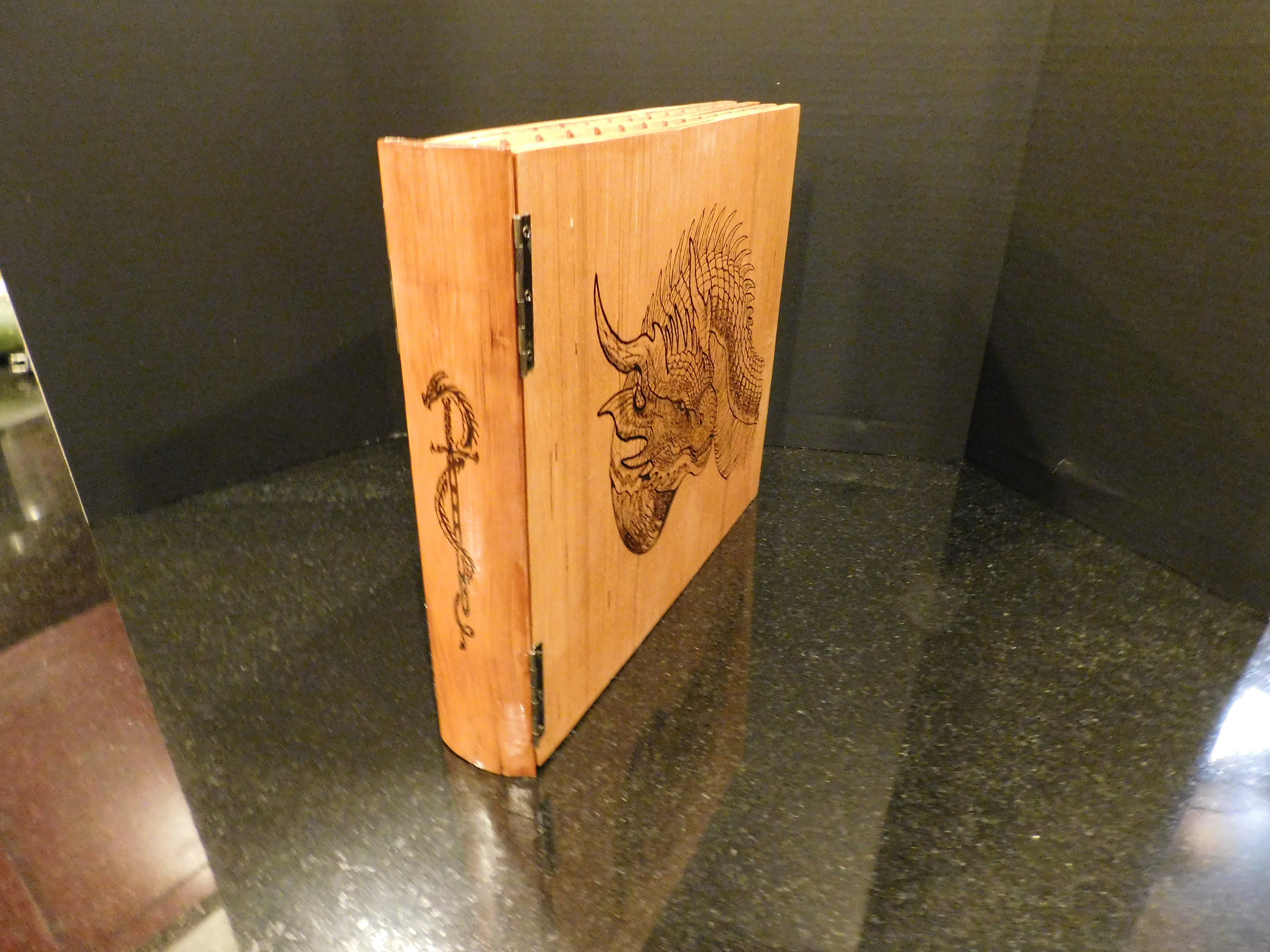 Folding DM Screen, Hand Wood Burned Design. - Etsy