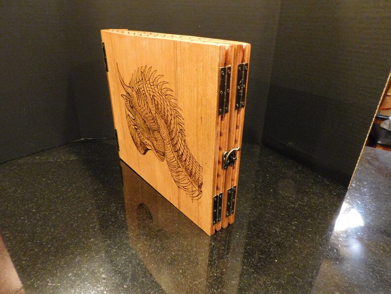 Folding DM Screen, Hand Wood Burned Design. - Etsy