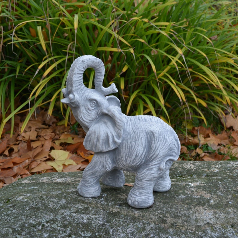Elephant Garden Statue African Animal Wild Ornament Outdoor - Etsy