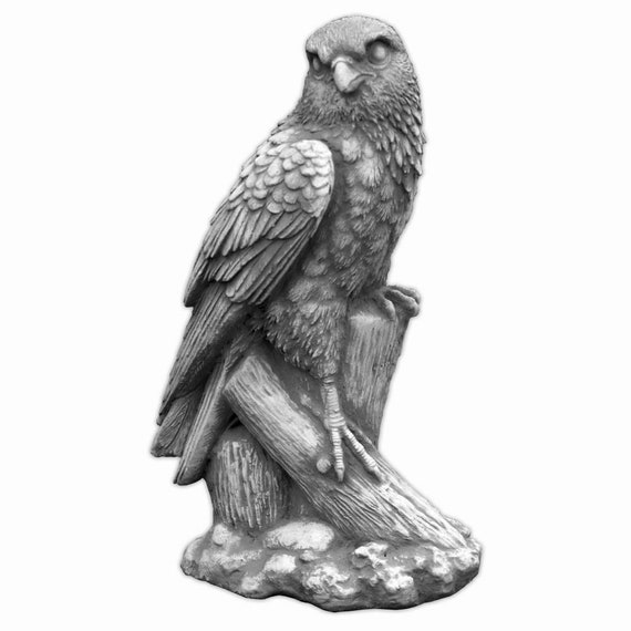 Outdoor & Gardening Garden Decoration Falcon Statue Stone Birds Falcon ...