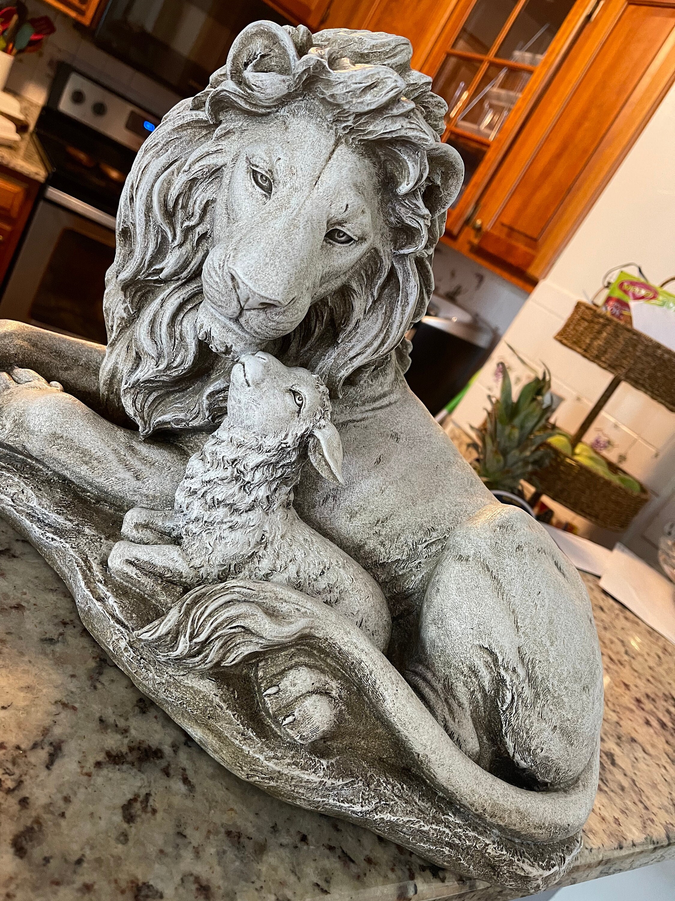 Collectibles Figurines & Knick Knacks Lion and Lamb Figurine etna.com.pe