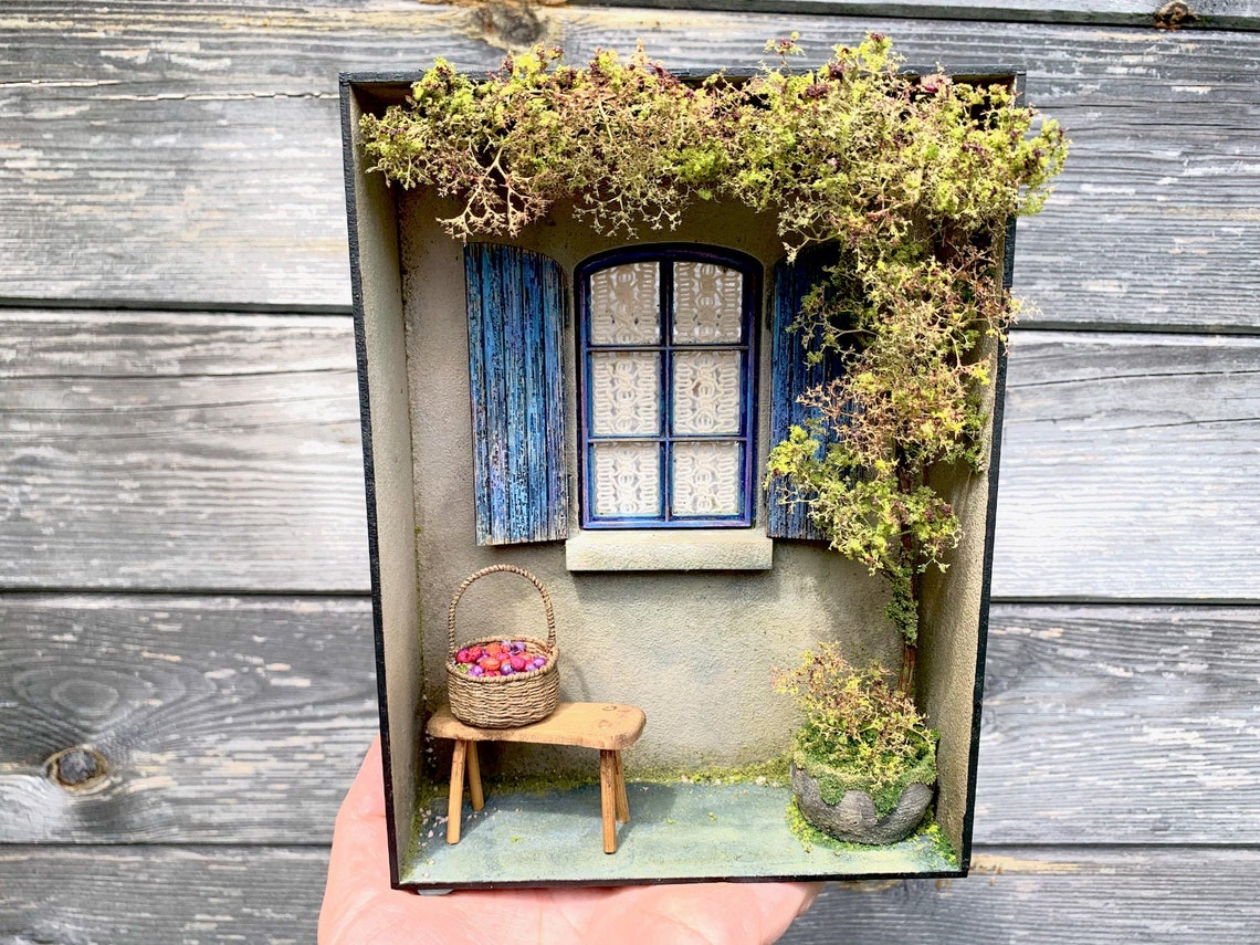 DIY Kit 1:12 Scale Shuttered Window Miniature Dolls House - Etsy Canada