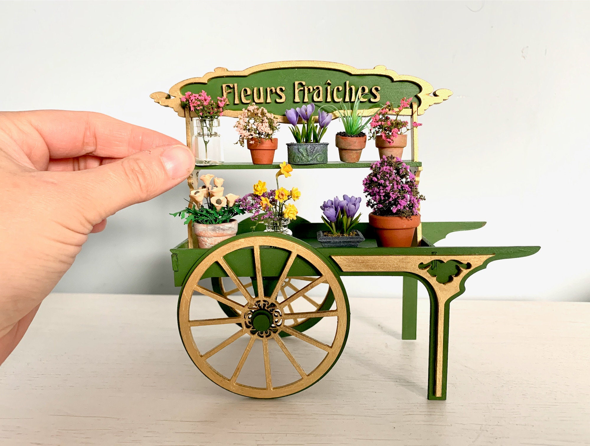 DIY Kit – 1:12 Scale Market Cart Dolls House Miniature - Etsy Canada