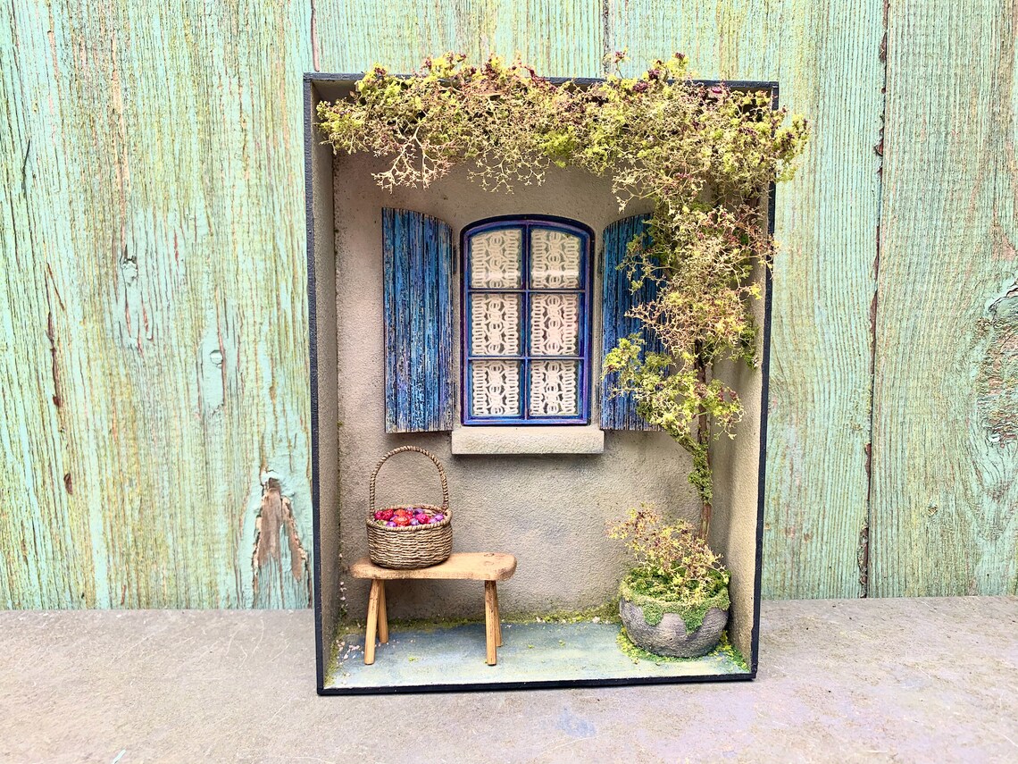 DIY Kit 1:12 Scale Shuttered Window Miniature Dolls House - Etsy Canada