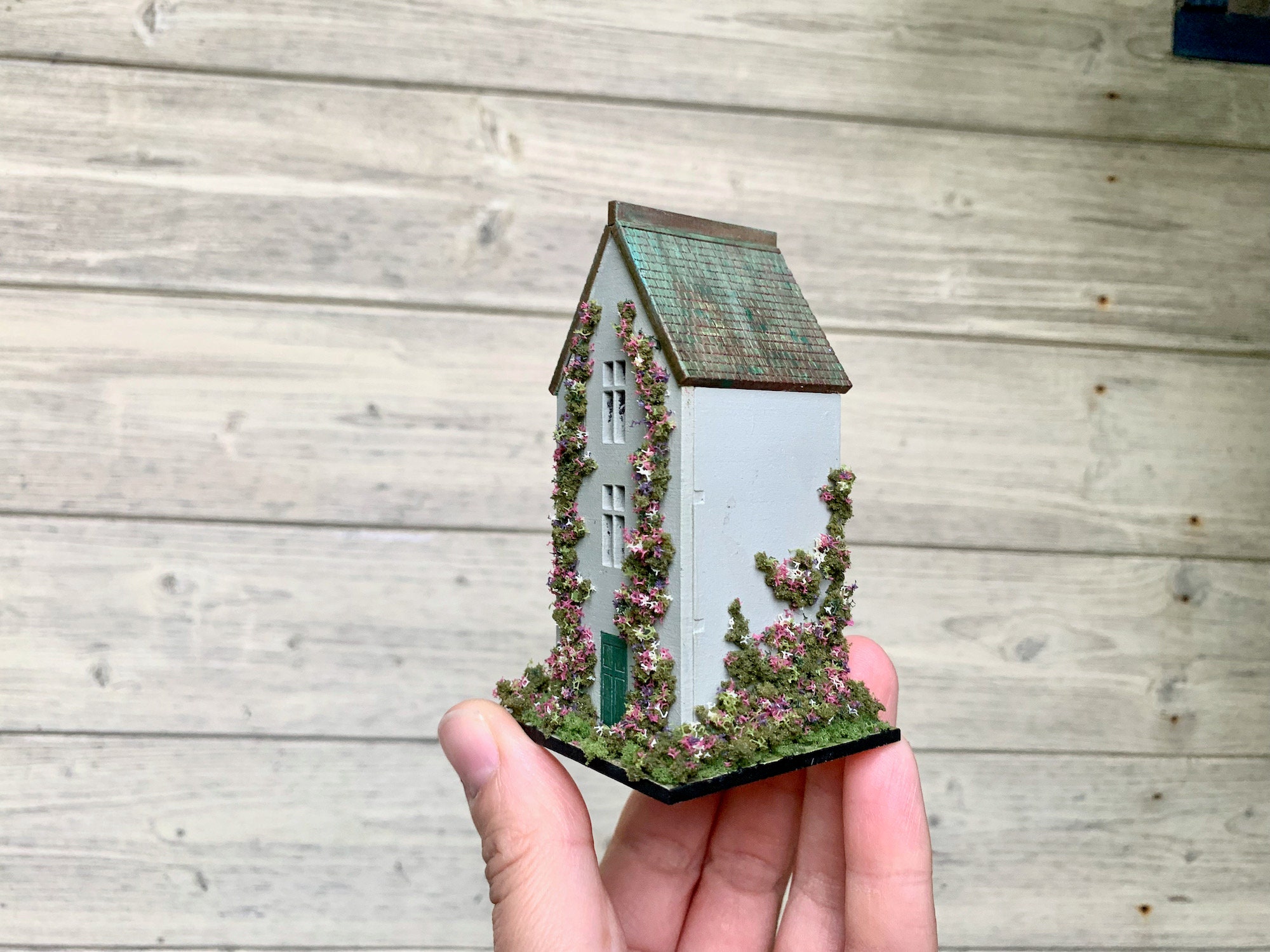 DIY Kit - 1:144 Scale Miniature Tall House Kit - Dollhouse for a ...