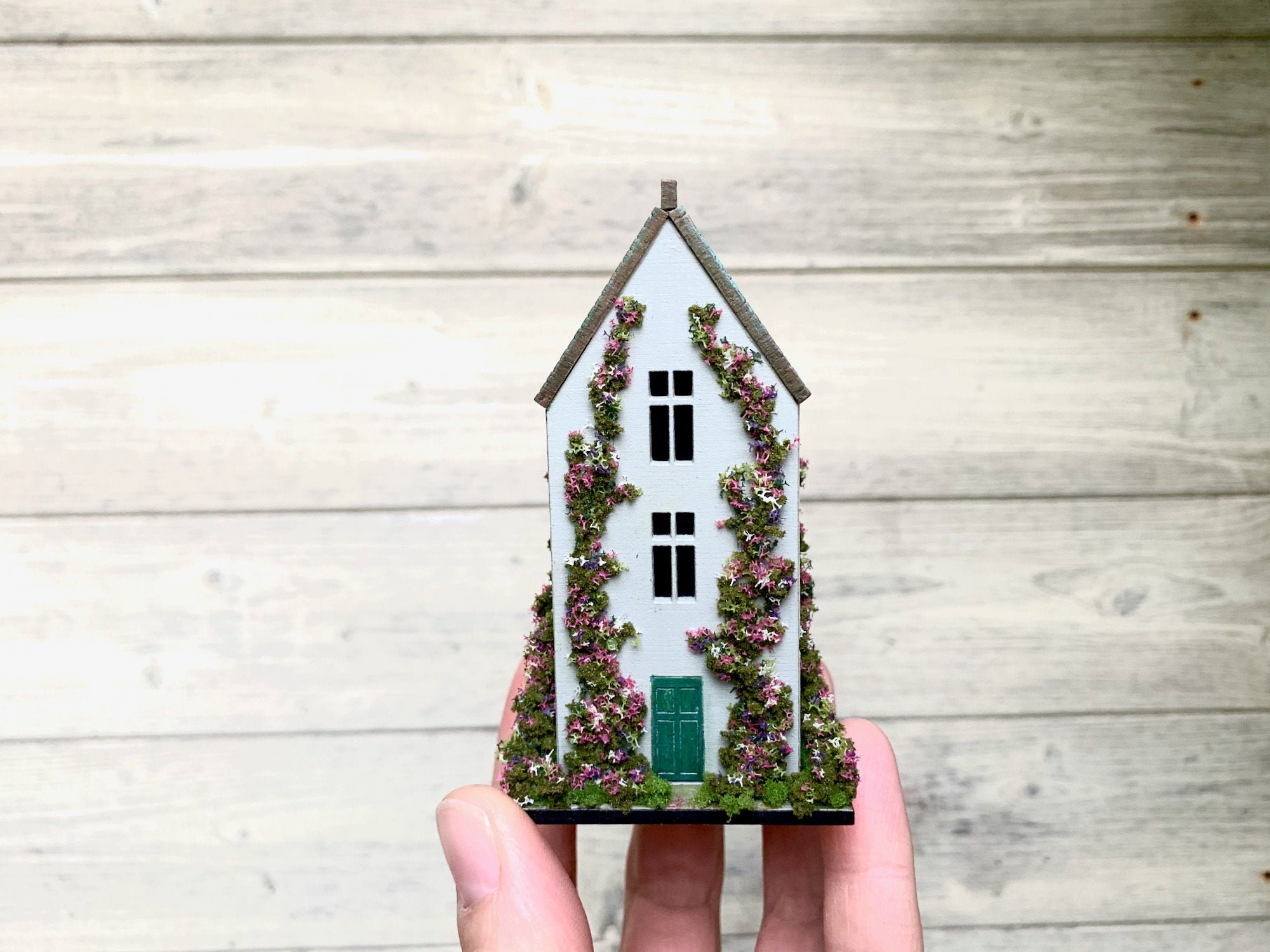 DIY Kit - 1:144 Scale Miniature Tall House Kit - Dollhouse for a ...