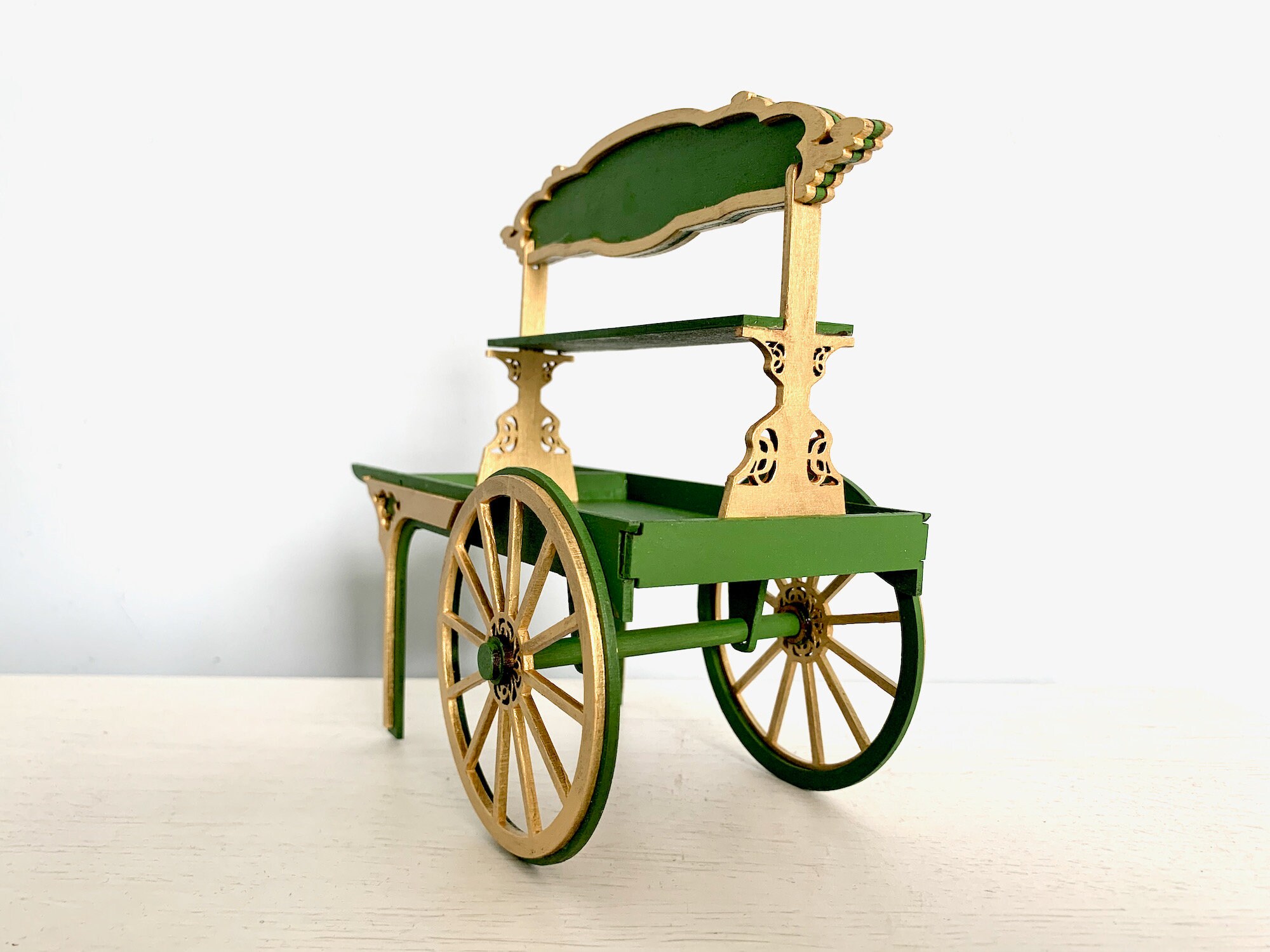 DIY Kit 1:12 Scale Market Cart Dolls House Miniature - Etsy UK