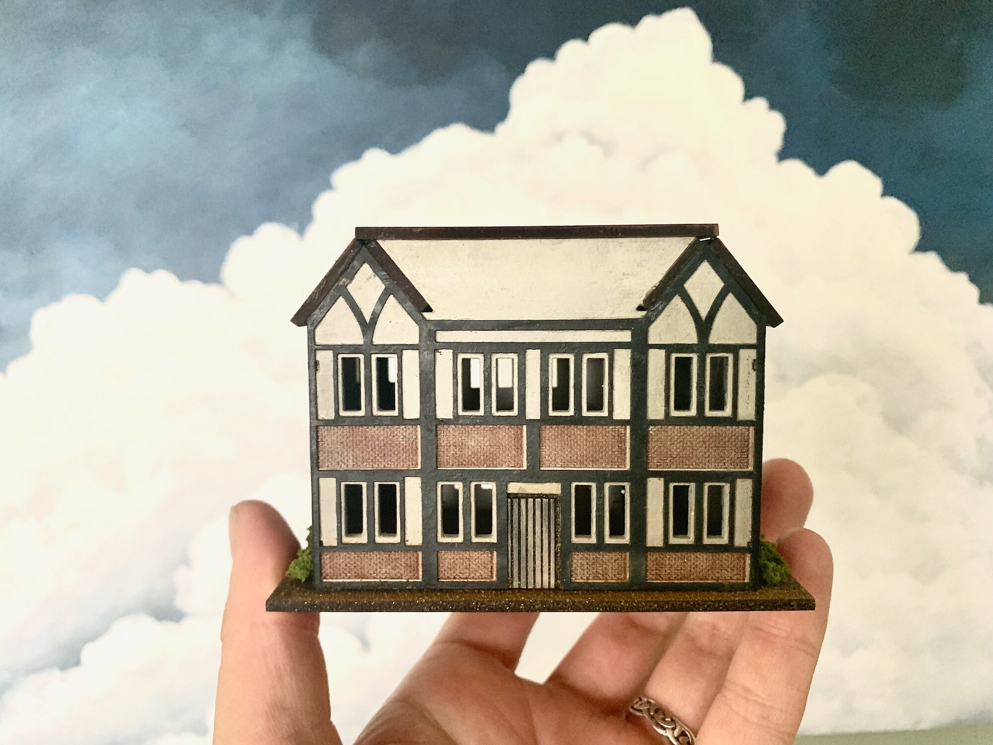 DIY Kit 1:144 Scale Miniature Tudor Style Dolls House Kit - Etsy UK