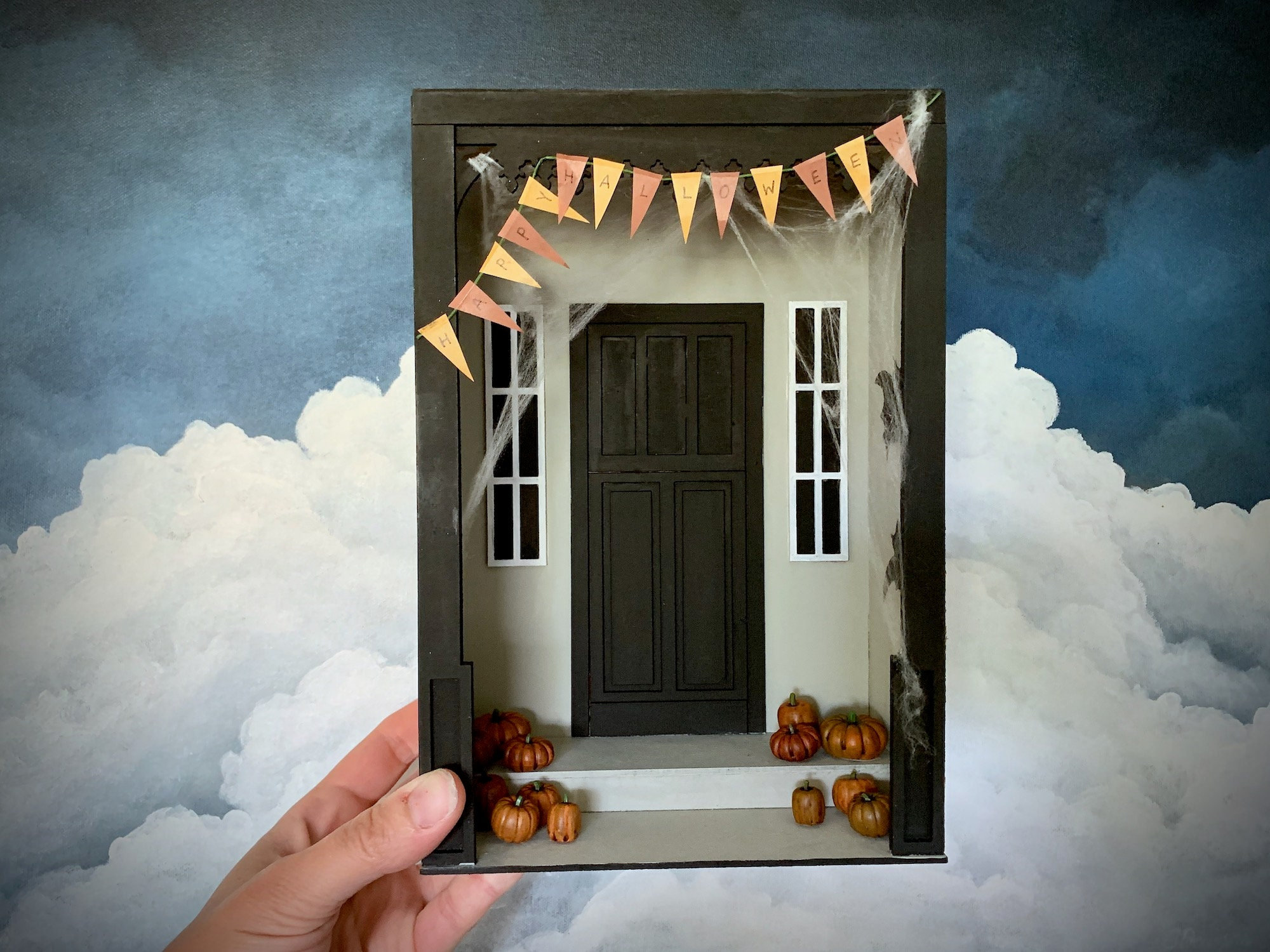DIY Kit 1:12 Scale Front Door With Porch Miniature Dolls - Etsy UK