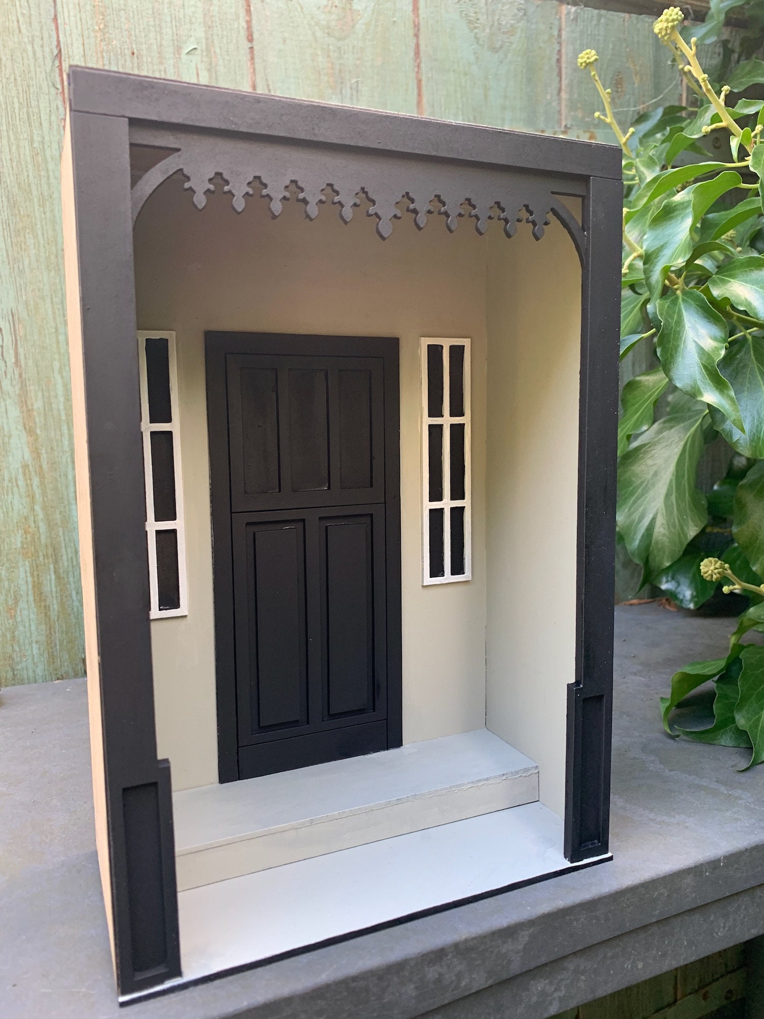 DIY Kit 1:12 Scale Front Door With Porch Miniature Dolls - Etsy UK
